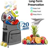 China Lightweight Insulated Cooler Bags Large Capacity Beach Cooler Backpack for sale