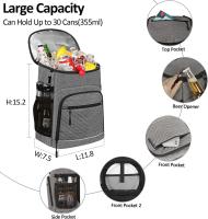 China Lightweight Insulated Cooler Bags Large Capacity Beach Cooler Backpack for sale