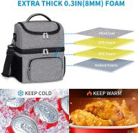 China Leakproof Insulated Cooler Lunch Box Lightweight Soft Sided Convenient Foldable for sale
