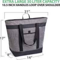 China 30 Can Insulated Cooler Bags Lunch Cooler Bag With Hd Thermal Foam Insulation for sale