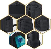China PVC Polyster Waterproof Military Bag With Bottle Holder For Men for sale