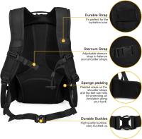 China 28L Military Tactical Backpack With Hydration Compartment For Men Black for sale