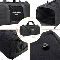 China Rip Proof Travel Duffle Bag Sports Gym Bag PVC Polyester With Shoe Compartment for sale