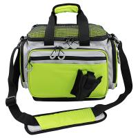 China Custom Fishing Tackle Bags Green Fishing Tackle Backpack For Saltwater for sale