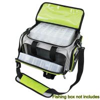 China Custom Fishing Tackle Bags Green Fishing Tackle Backpack For Saltwater for sale