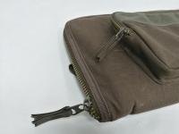 China Brown Canvas Soft Scoped Rifle Case Easy Clean Shockproof Sturdy for sale