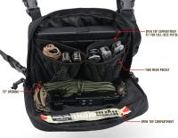 China 1000D Nylon Military Tactical Bag Chest Rig Bag With Laser Cut Molle Design for sale