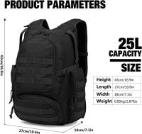 China 35L Military Tactical Backpack Molle Day Backpack Hiking For Camping Hiking for sale