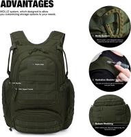 China 25L military molle backpack for sale