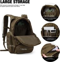 China Military Style Waterproof Tactical Backpack Tan Color Molle Tactical Backpack for sale