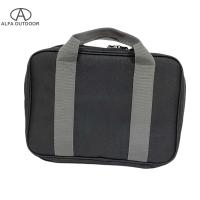 China Alfa Tactical Double Handgun Bag For Storage Pistol Ammo Firearm Accessories for sale