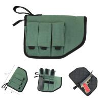 China Canvas Pistol Rug With 3 Mag Pocket For Range Shooting for sale