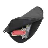 China D-Ring Padded Lining Pistol Gun Bag 14inch For Compact Full Size Handguns for sale