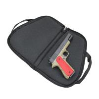 China 900D Polyester Waterproof Soft Pistol Case With Carrying Handle And Accessories Pocket for sale