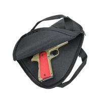 China 900D Polyester Waterproof Soft Pistol Case With Carrying Handle And Accessories Pocket for sale