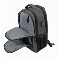 China Business Travel Anti Theft Slim Laptop Bag Backpack With Usb Charging Port for sale