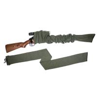 China Silicone Treated Knit Waterproof Gun Socks 52 X 4 Inches Elastic For Rifles for sale