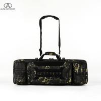 China Alfa Camo Tactical Rifle Gun Bag With Backpack Strap For Outdoor Use for sale