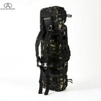 China Alfa Camo Tactical Rifle Gun Bag With Backpack Strap For Outdoor Use for sale