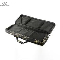 China Alfa Camo Tactical Rifle Gun Bag With Backpack Strap For Outdoor Use for sale