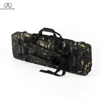 China Alfa Camo Tactical Rifle Gun Bag With Backpack Strap For Outdoor Use for sale