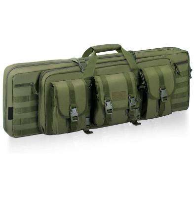 China Oem 36 Inch 42 Inches Lockable Tactical Rifle Case Gun Bag For Outdoor Shooting for sale