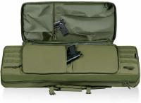 China Oem 36 Inch 42 Inches Lockable Tactical Rifle Case Gun Bag For Outdoor Shooting for sale