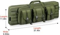 China Oem 36 Inch 42 Inches Lockable Tactical Rifle Case Gun Bag For Outdoor Shooting for sale