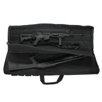 China OEM ODM Double Gun Case with 4 Magazine Holders & Padded Front Pocket for sale