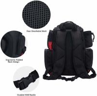China Waterproof Large Fishing Tackle Backpack With 4 Trays for sale