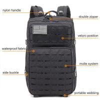 China Alfa 45L Oem Nylon Military Tactical Backpack Water Resistant For Outdoor Sports Hiking for sale