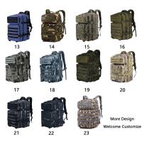 China Custom Gym Hiking Backpack Rucksack Hunting 45l Molle Tactical Backpack for sale