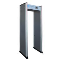 China 2022 best-selling models step metal detector door 18 zones 99 sensitivity can be adjusted to customize the plug for sale