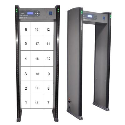 China 18 zones archway walk through metal detector for airport made in china for sale