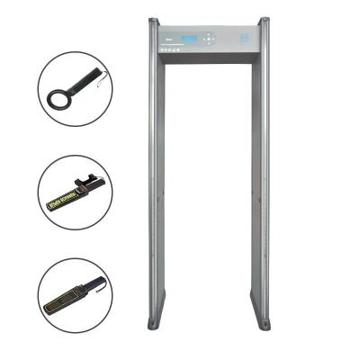 China 18 detection zones walkthrough metal detector gate with a camera XLD-E (LCD) for sale