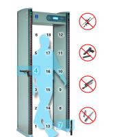 China 2022 best-selling models 18 zones walking metal detectors airport building gymnasium security inspection tool for sale