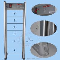 China 2022 best-selling models walk-through metal detector door 6 zones 99 sensitivity can be adjusted to customize the plug for sale