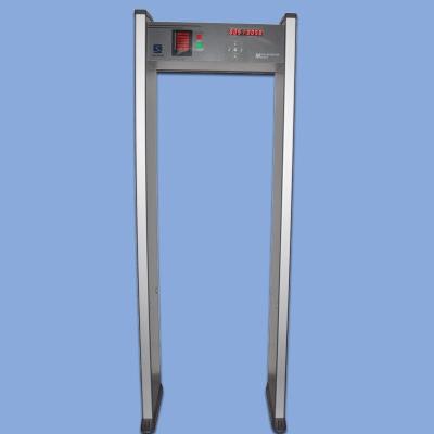 China 6 zones 99 sensitivity arched walk through metal detector gate XLD-II for sale