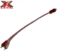 China Bare Copper Conductor Car Audio Interconnect Twisted RCA Audio Cable for Sound System for sale