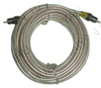 China 5.5mm Outer Diameter PVC Jacketed Car Audio RCA Cable 2M-2M for High End Performance for sale