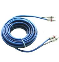 China 5m Gold Connector CCA Conductor Audio bulk RCA Cable For Car Home System Audio Integration for sale