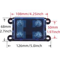 China High Breaking Capacity Dual 2-Way AMG Mega Fuse Holder for Automotive Industry CSA Approved for sale