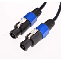 China Twist Lock 2 Conductor Speaker Cable Professional 50FT Length for Audio Applications for sale