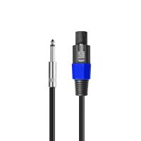 China Twist Lock 2 Conductor Speaker Cable Professional 50FT Length for Audio Applications for sale
