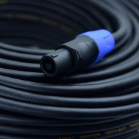China Twist Lock 2 Conductor Speaker Cable Professional 50FT Length for Audio Applications for sale