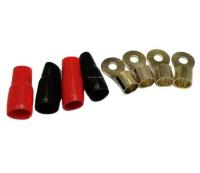 China High Breaking Capacity Copper Ring Terminals for Battery Cable Ends AWG 2 4 6 8 10 Gauge for sale