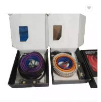 China 2000W-4000W 4 Gauge CCA Wire Amp Kit Male to Male Conductor for Car Audio Installation for sale