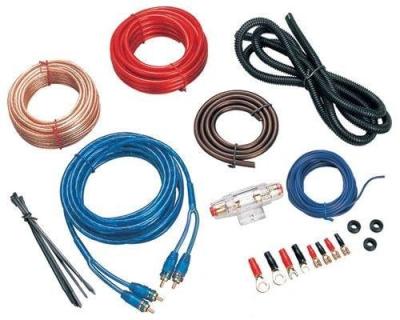 China COAXIAL Connector Type Car Audio Amplifier OFC Installation Wiring Kit for sale