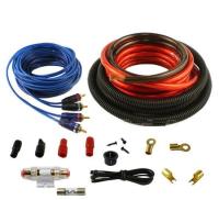 China COAXIAL Connector Type Car Audio Amplifier OFC Installation Wiring Kit for sale