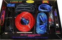China COAXIAL Connector Type Car Audio Amplifier OFC Installation Wiring Kit for sale